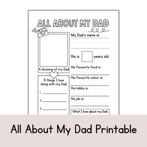 All About My Family Printable Template | All About Me Mom Dad Grandpa ...