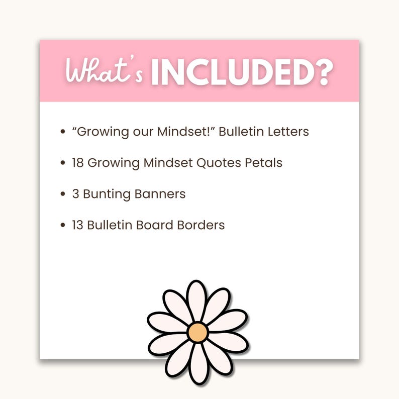 Boho Growth Mindset Bulletin Board Kit: Classroom Decor (digital ...