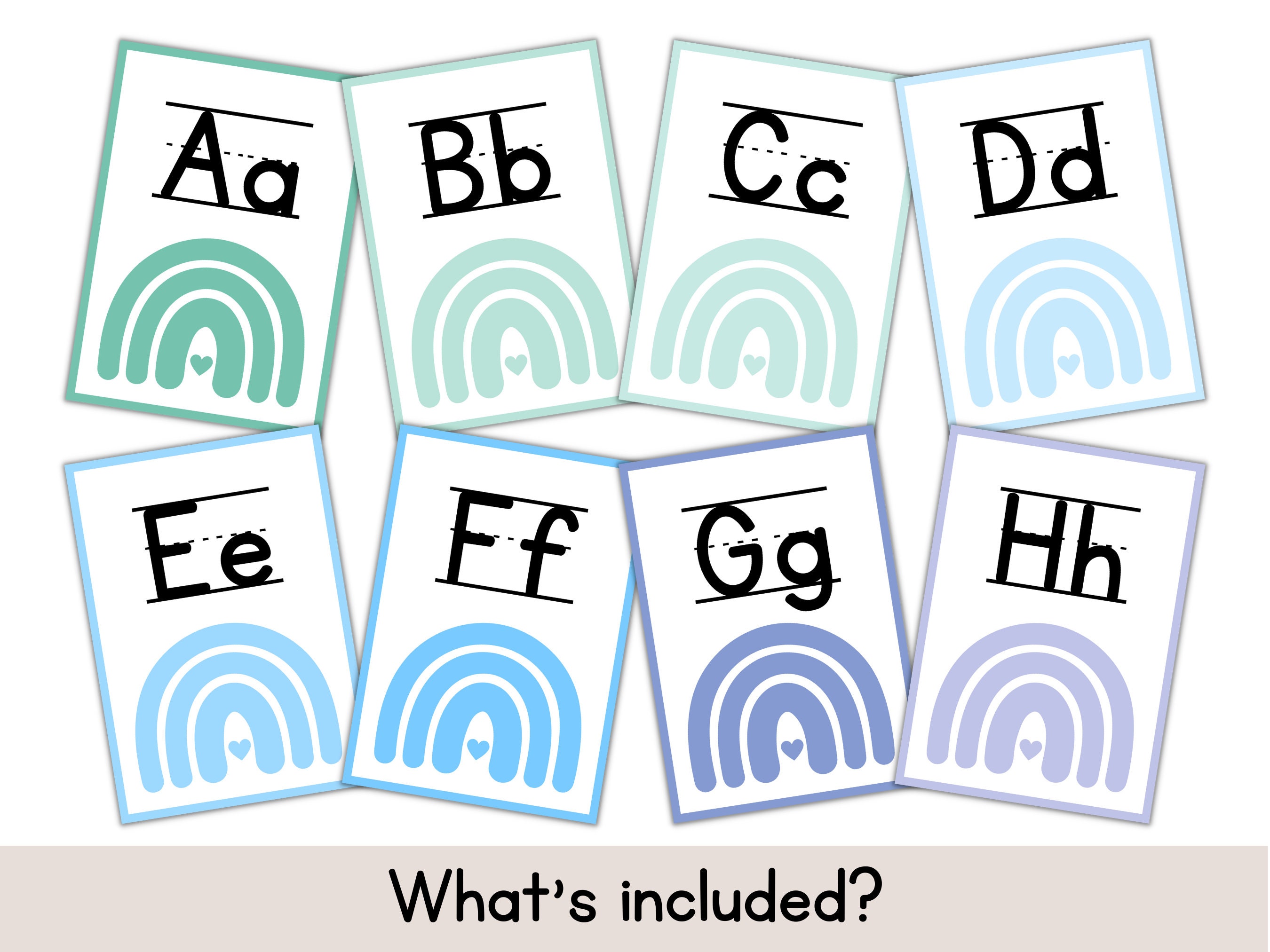 Spring Classroom Alphabet Posters | Alphabet Posters Printables ...
