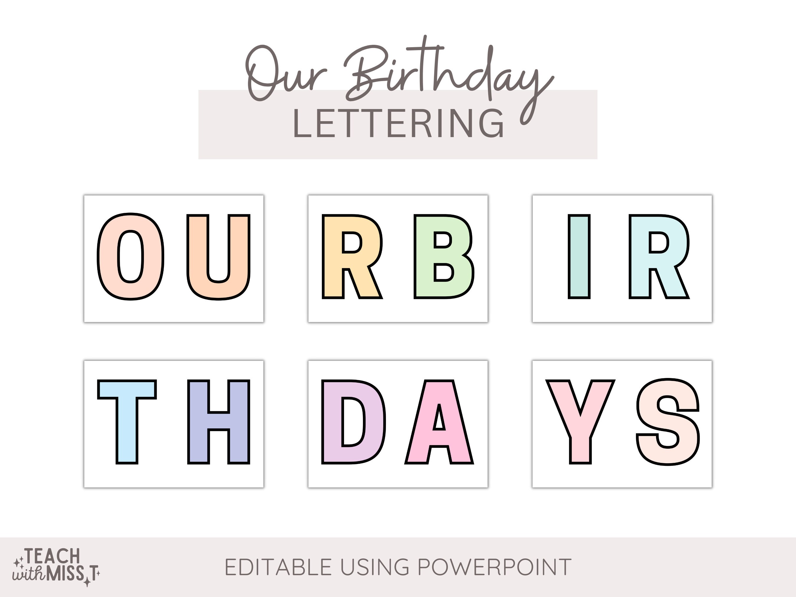 Cupcake Classroom Birthday Display Pack Classroom Bulletin Board Decor ...