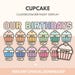 Cupcake Classroom Birthday Display Pack | Classroom Bulletin Board ...