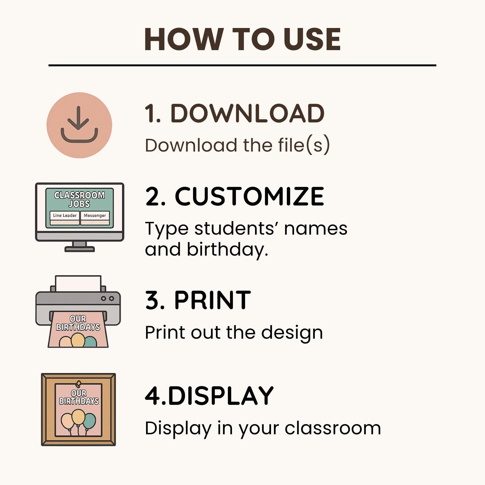 Disco Ball Classroom Birthday Display: Retro Bulletin Board Kit ...