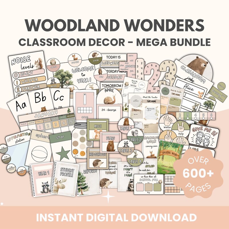 Woodland Classroom Theme - Etsy
