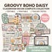 Groovy Boho Daisy Classroom Decor Bundle | Editable Classroom ...