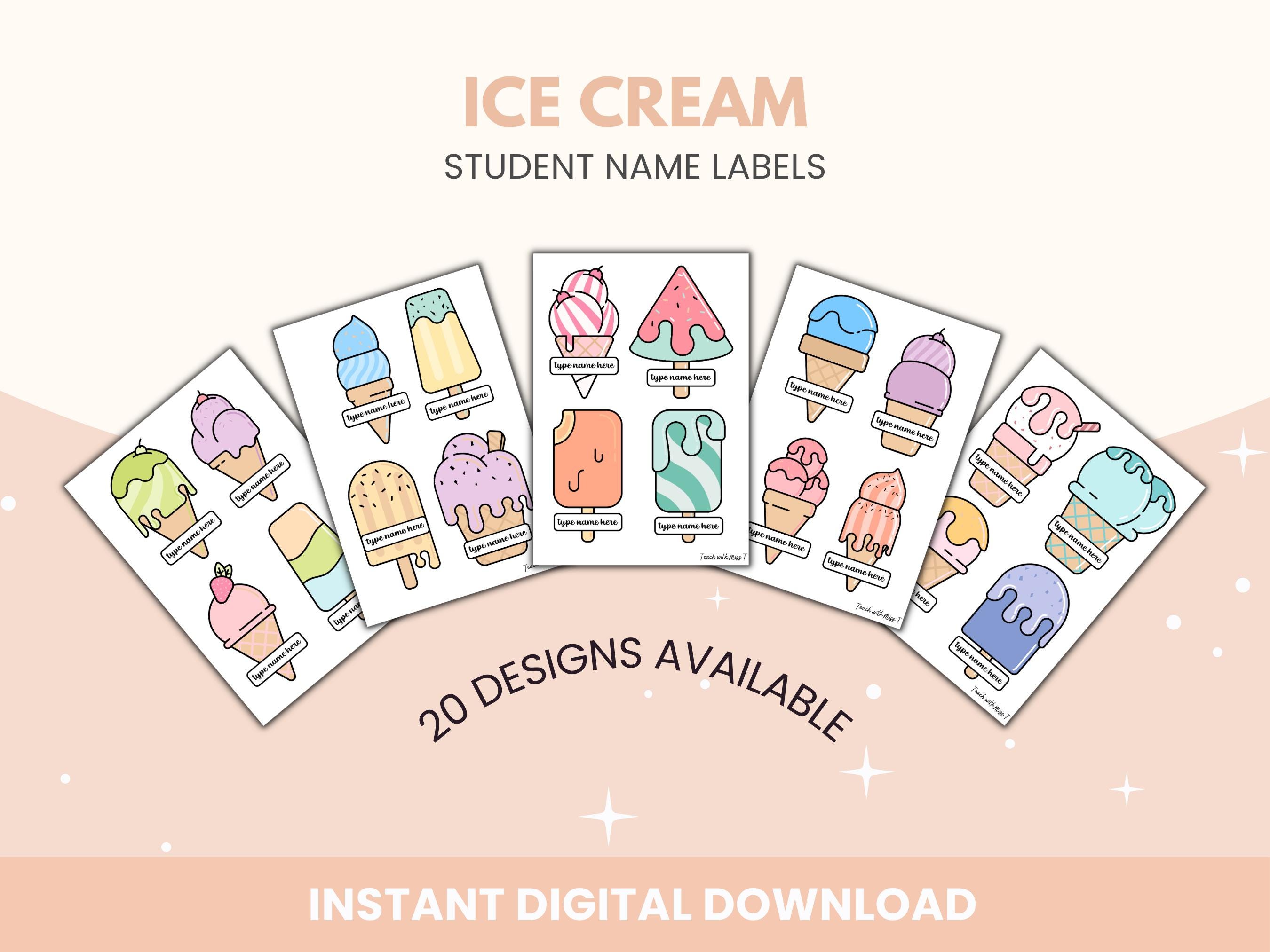 Ice Cream Classroom Door Display: Summer Classroom Decor (digital ...