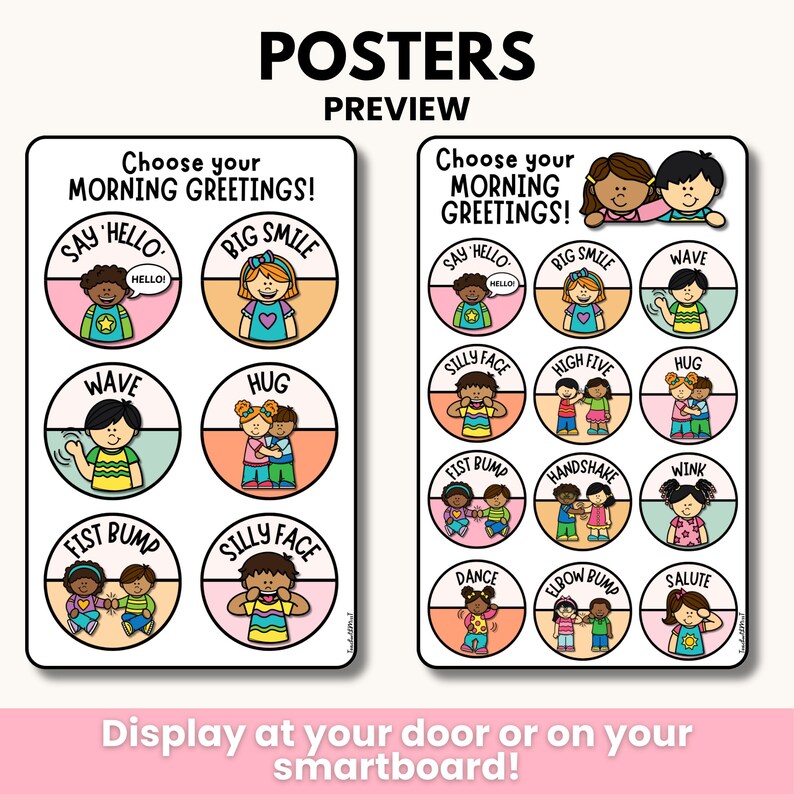 Boho Classroom Greetings Poster: Editable Morning Routine (digital ...