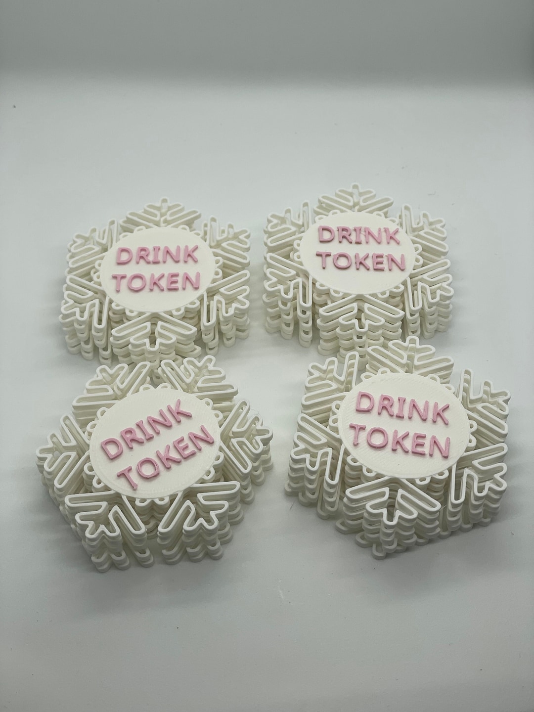 20 Drink Tokens 3D Printed for Events, Parties, Weddings, Baby Showers ...