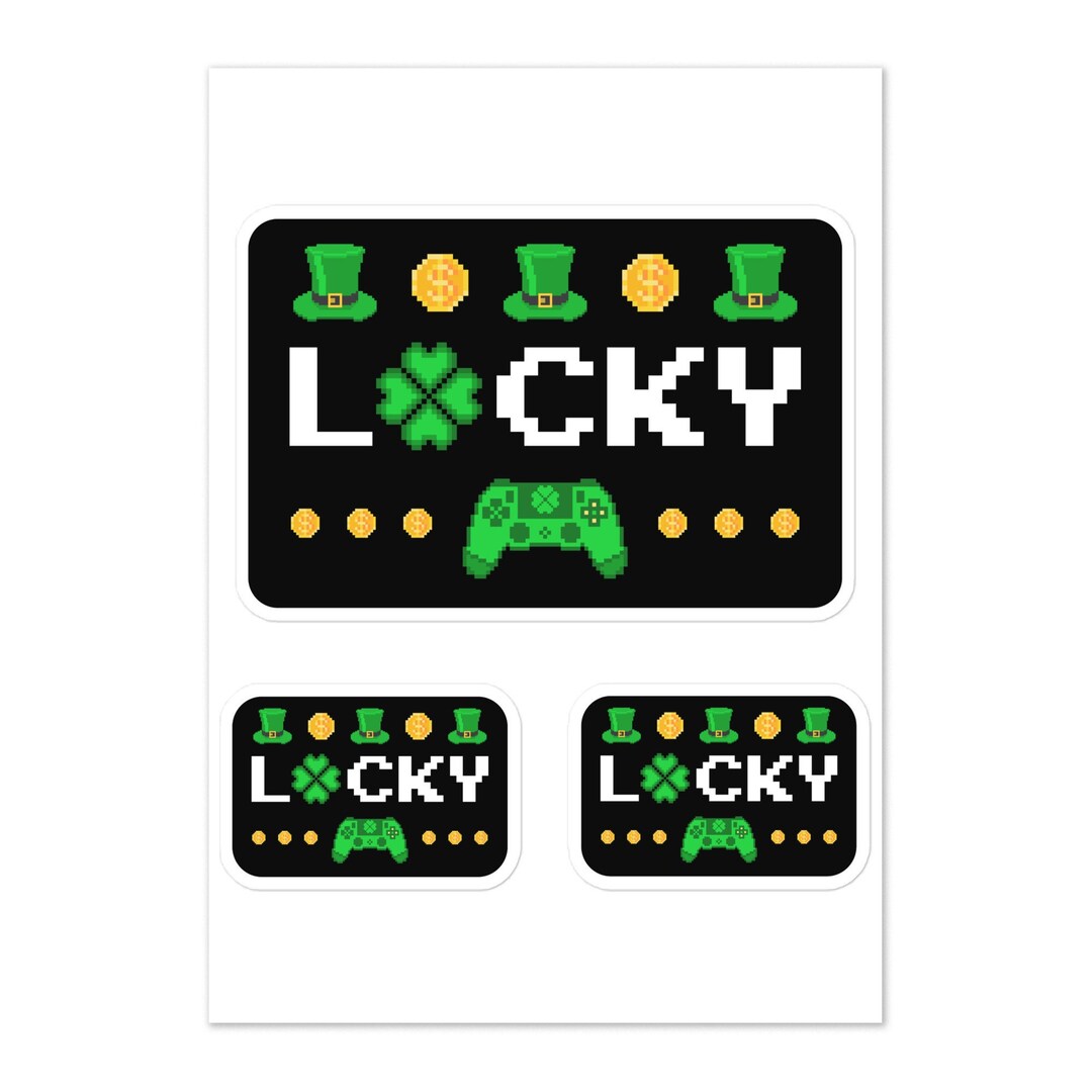 Lucky Gamer Funny Pun St Patricks Day Gamer Gift, Gift for Gamers, Tech ...