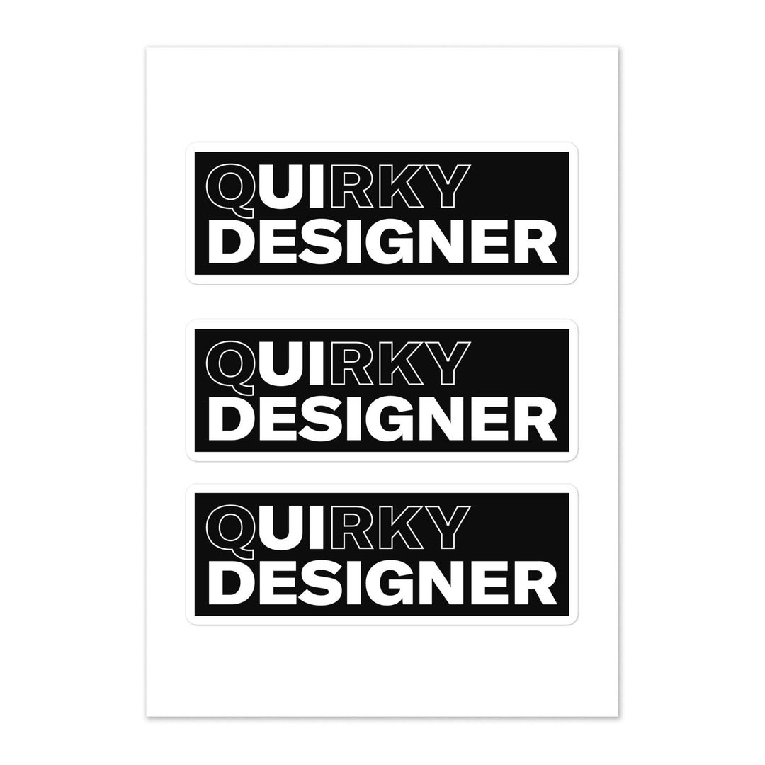 Quirky UI Designer Sticker, Funny UX Design, Cool UX Research Saying ...