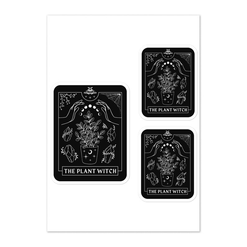 Tarot Card Green Witch Design Rooted in Magic Gift for Plant - Etsy