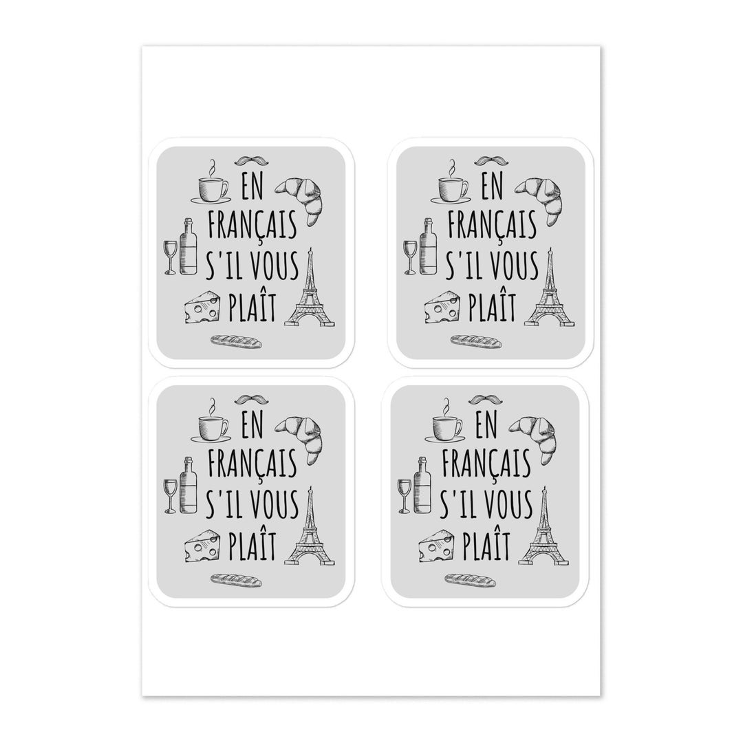 En Francais S'il Vous Plait Stickers: Celebrate French Sophistication ...