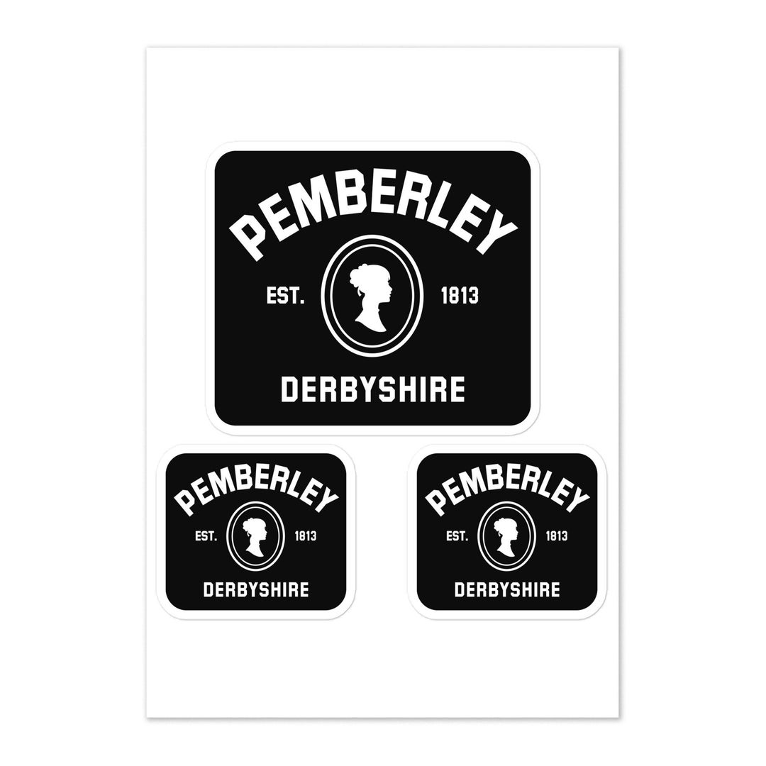 Pride and Prejudice Pemberley Sticker, J. Austen Gift for Literary ...