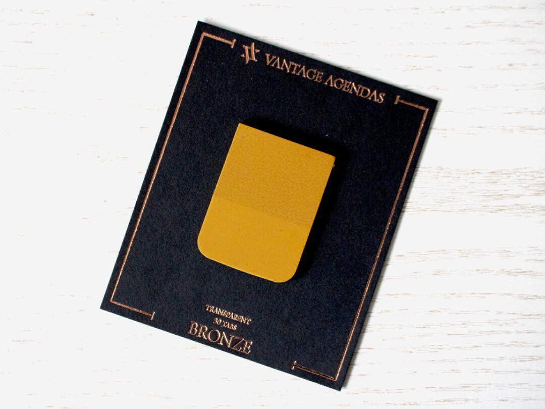 Transparent Sticky Notes Page Tabs Bronze for Planner - Etsy