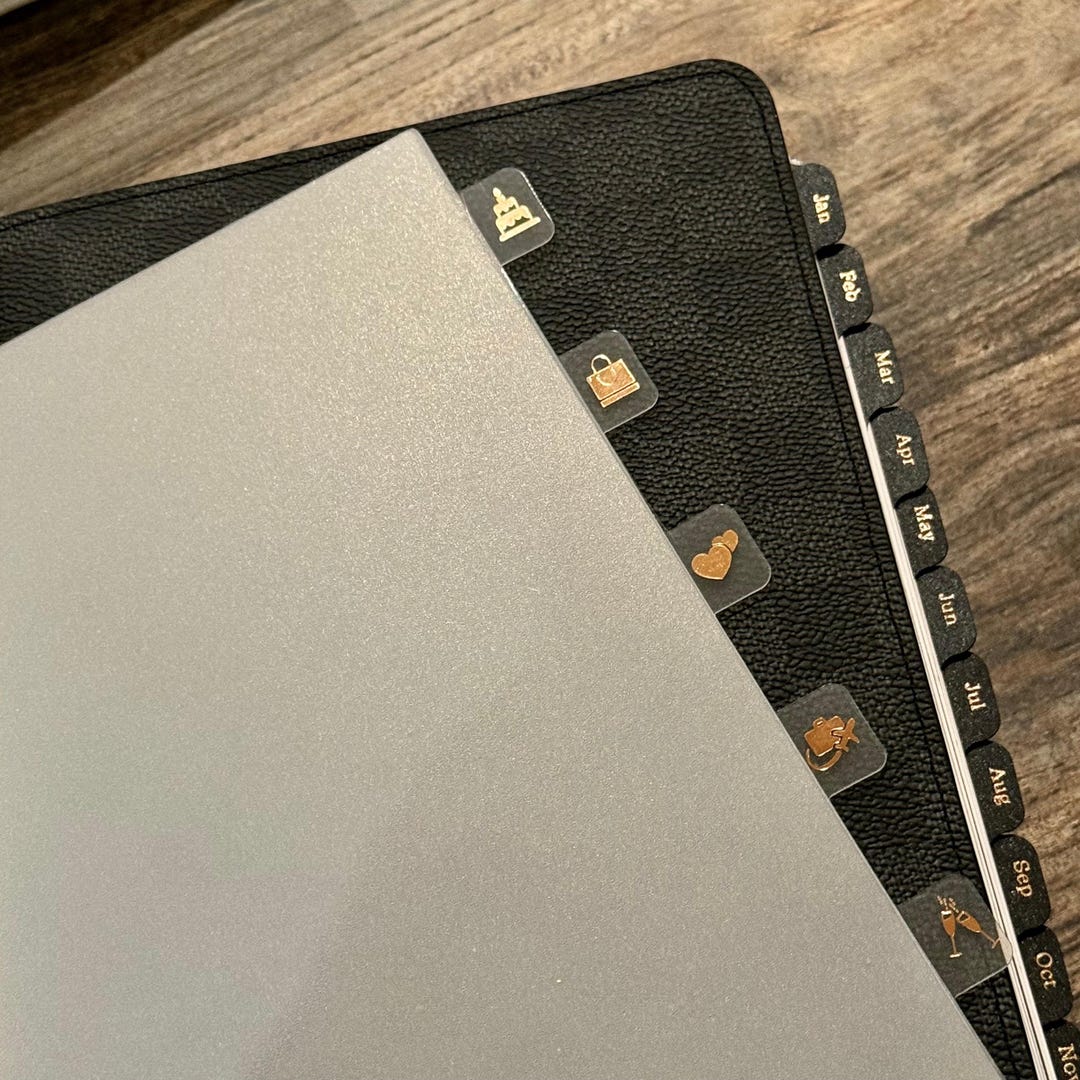 Icons A5 Bespoke 5 Tab Dividers - Etsy