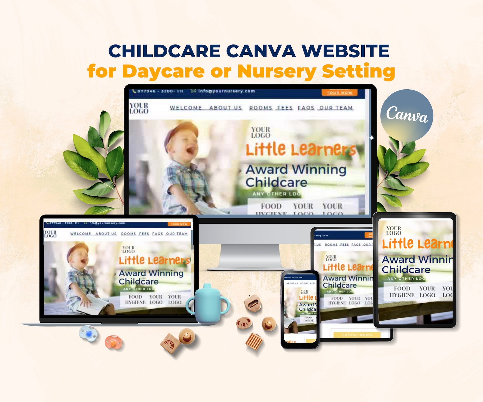 Daycare Website Template, Start a Daycare Business, Kids Daycare ...