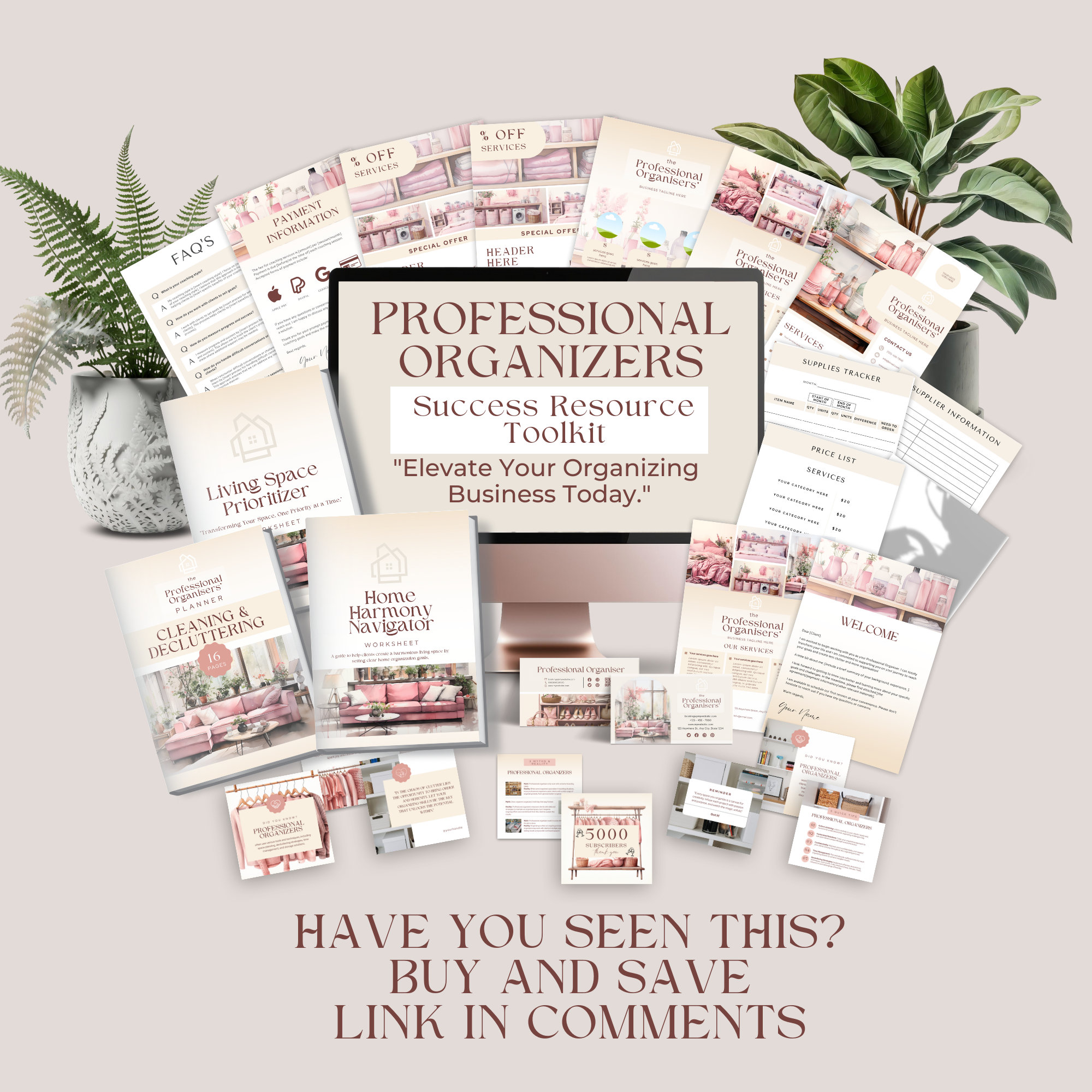 Home Organizing Instagram Post, Home Decor Marketing, Professional ...