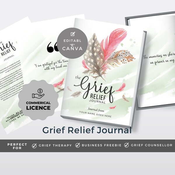 Grief Journal Template - Etsy