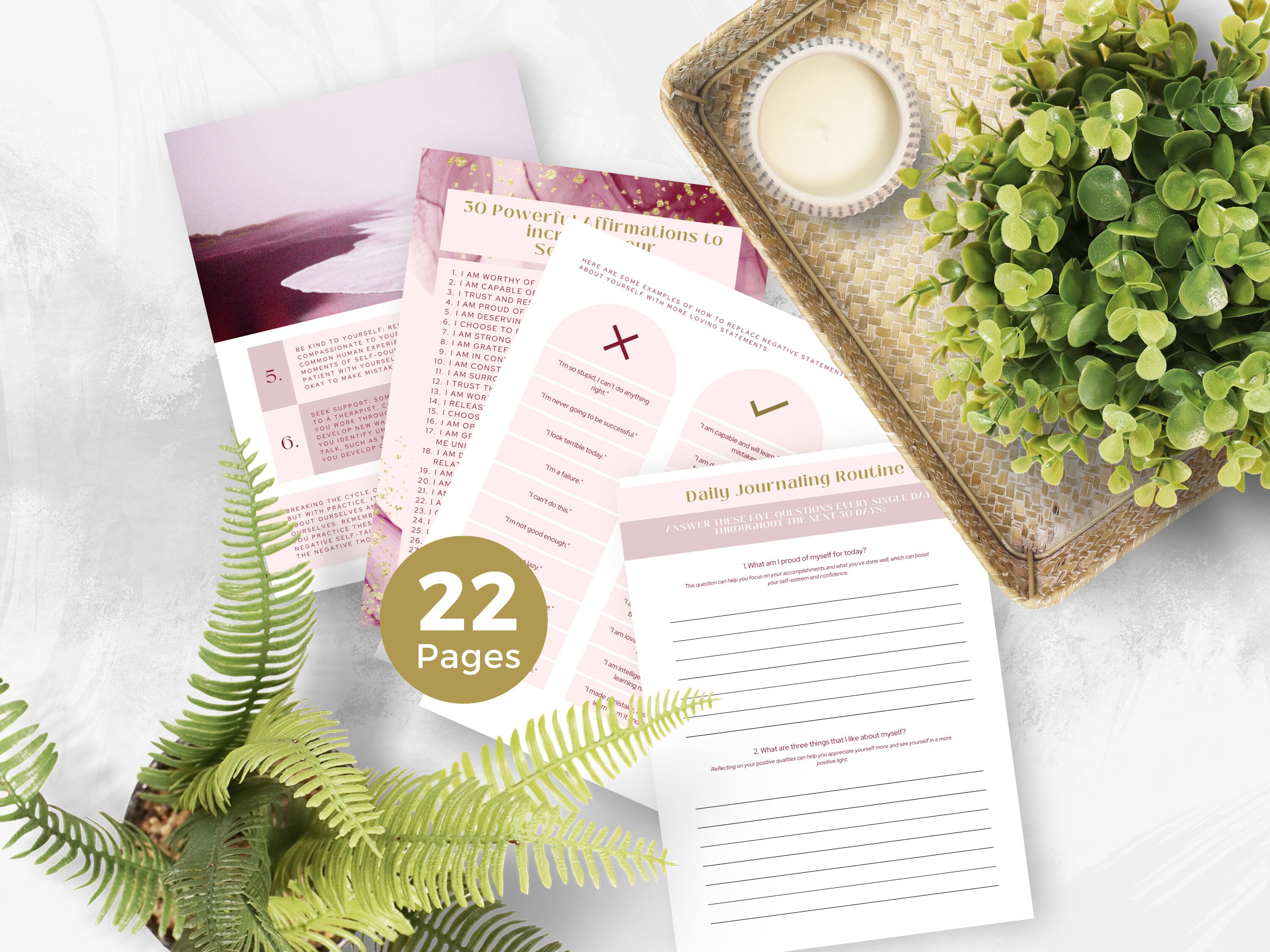 Self-esteem Journaling, Low Self Esteem Journal Prompts, Confidence ...