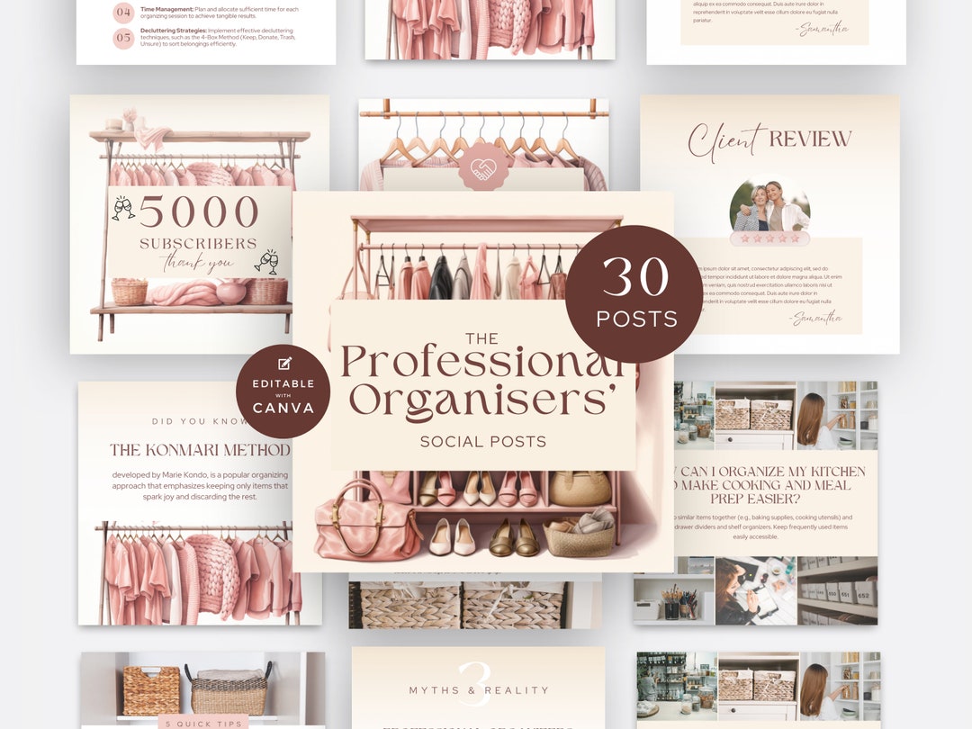 Home Organizing Instagram Post, Home Decor Marketing, Professional ...