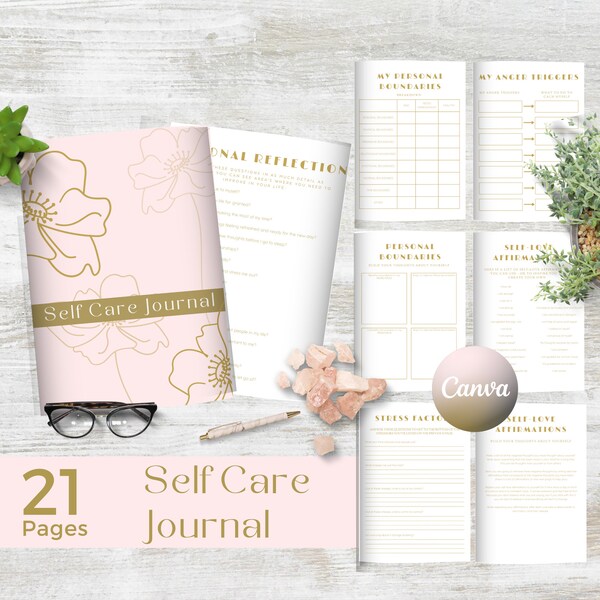 Self Care Journal - Etsy