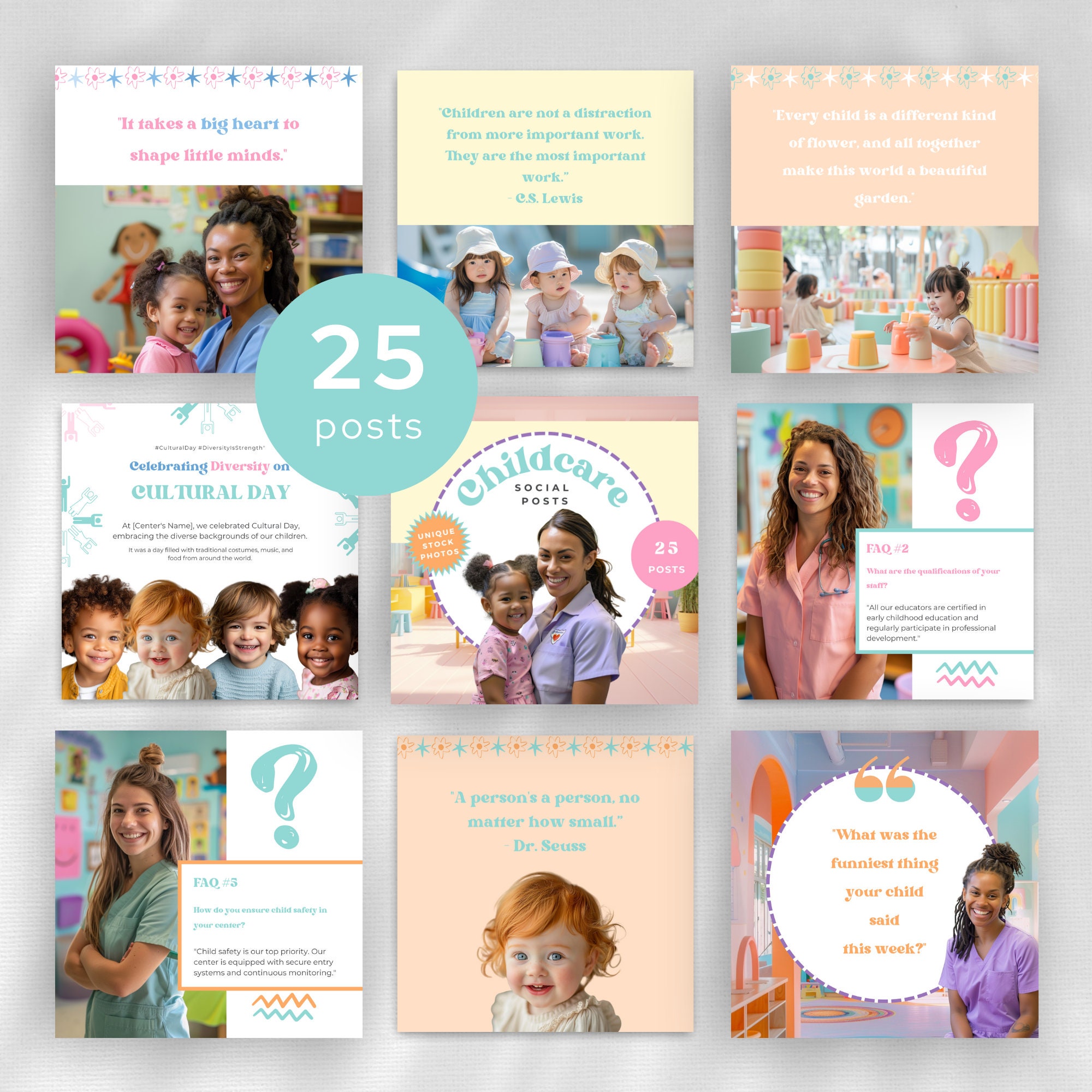 Daycare Social Media, Early Childhood Educator, Kindergarten Instagram ...