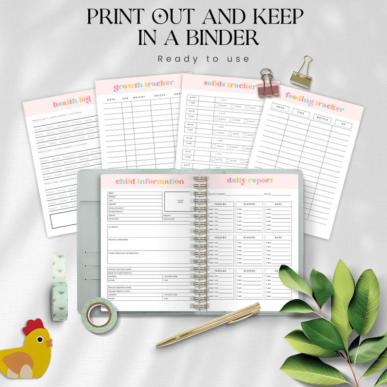 Daycare Forms Bundle, Childcare Provider Starter Kit Printables ...