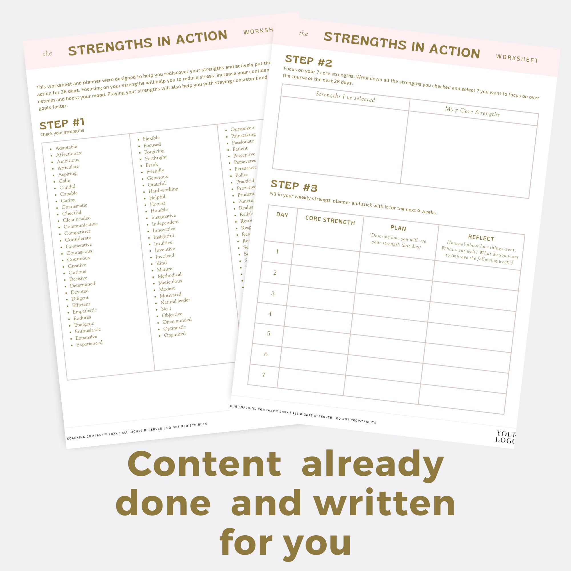 Life Coaching Plan and Notes Template Business Coach Tools - Etsy