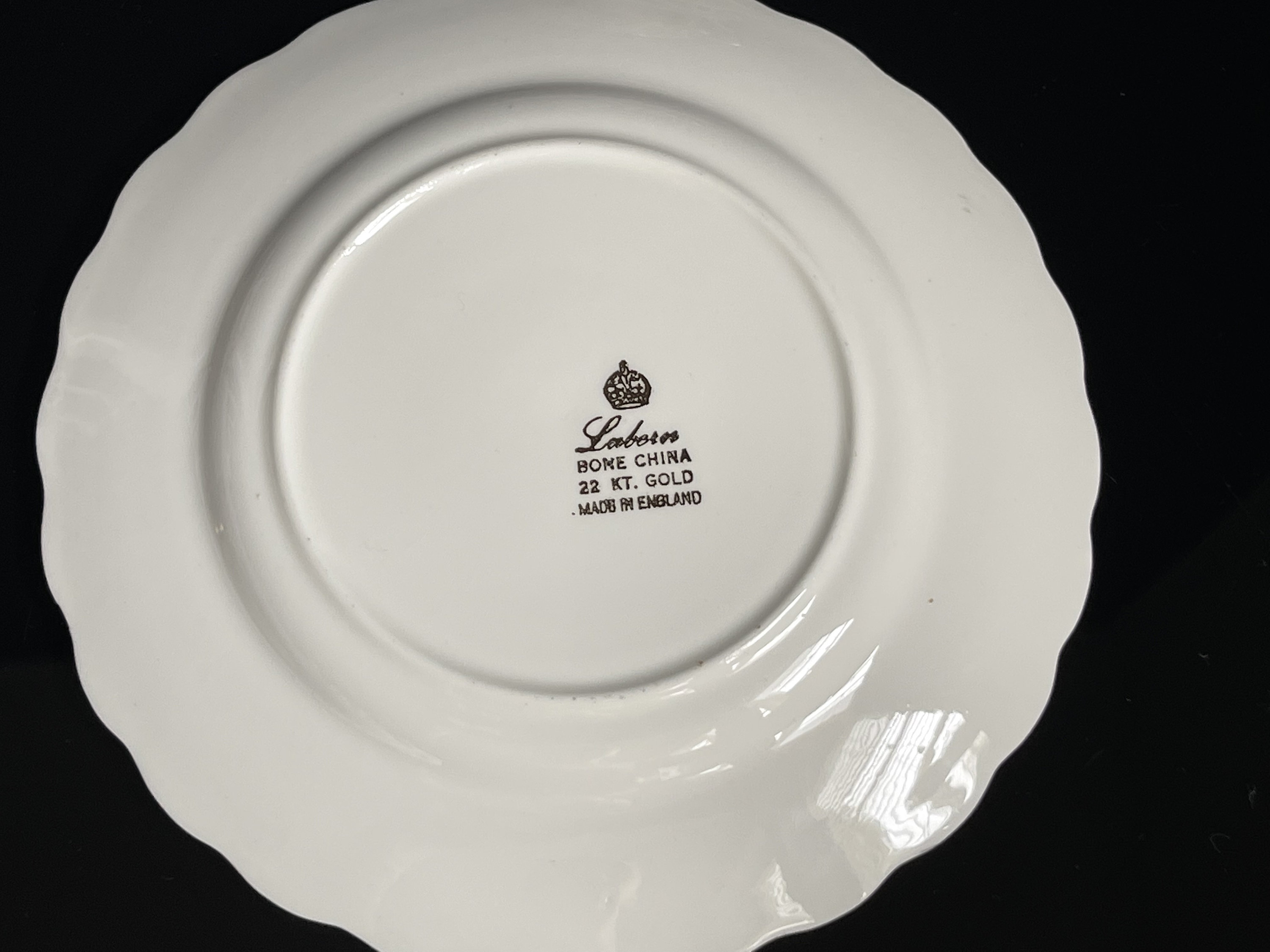 Vintage Lubern Bone China 22kt Gold Pinkie Tea Set Items Individually ...