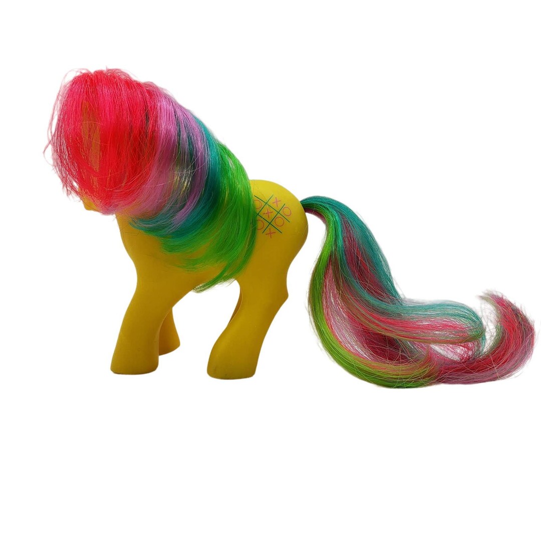 Hasbro MLP 5 My Little Pony G1 Twinkle Eye Tick Tac Toe Yellow 1987 ...