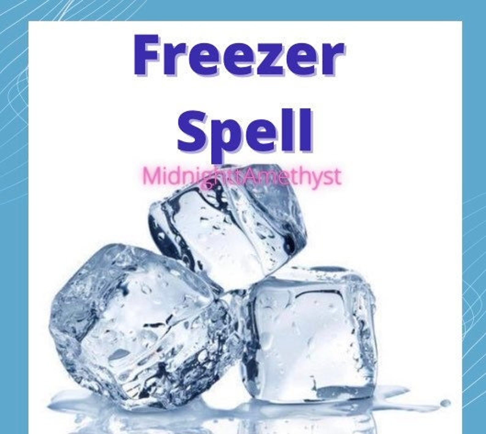 Freezer Spell, Banish Unwanted People, Remove Annoying People - Etsy