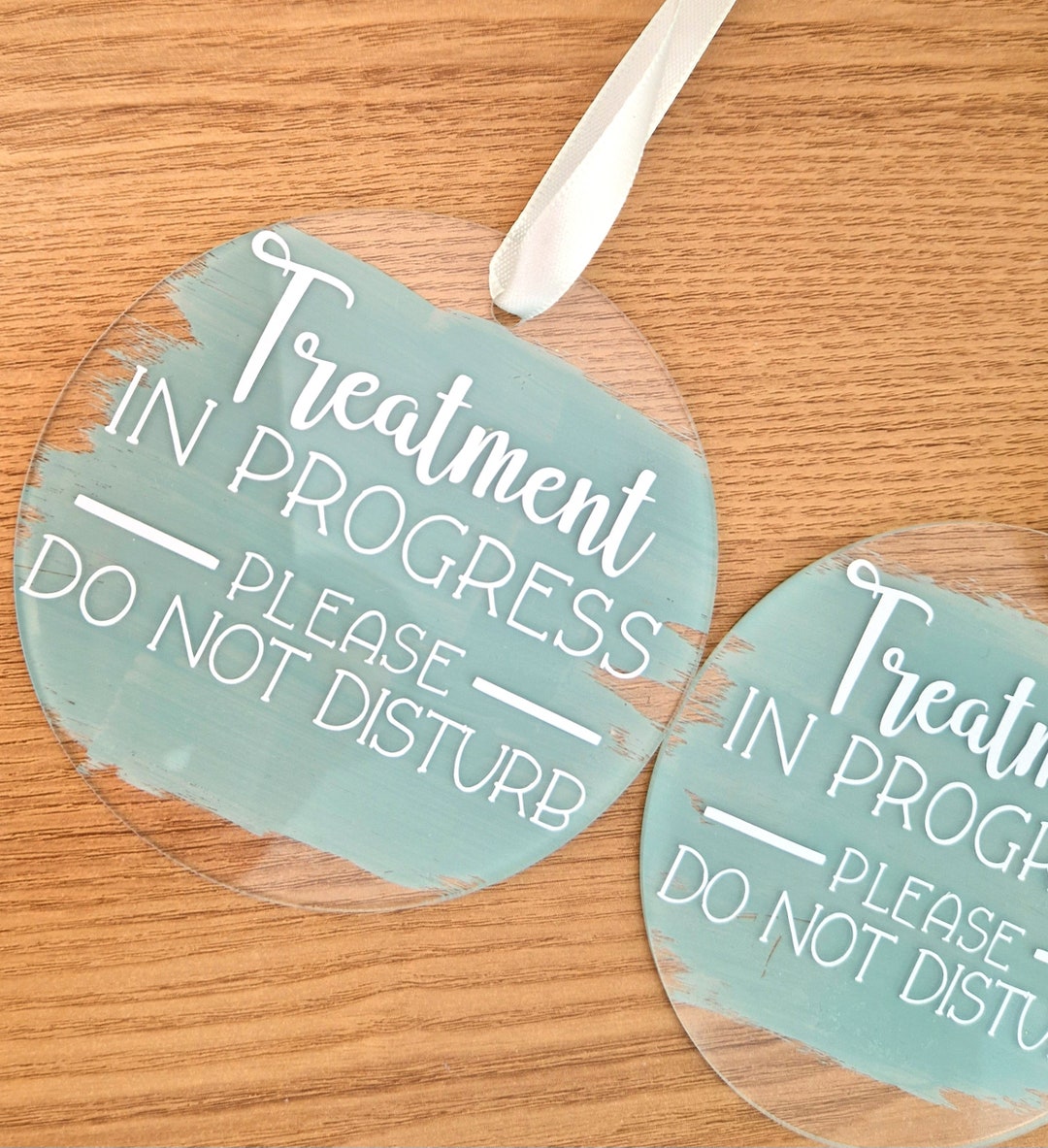 Shhhh Treatment Beauty in Progress Do Not Disturb Quiet Door Hanger ...