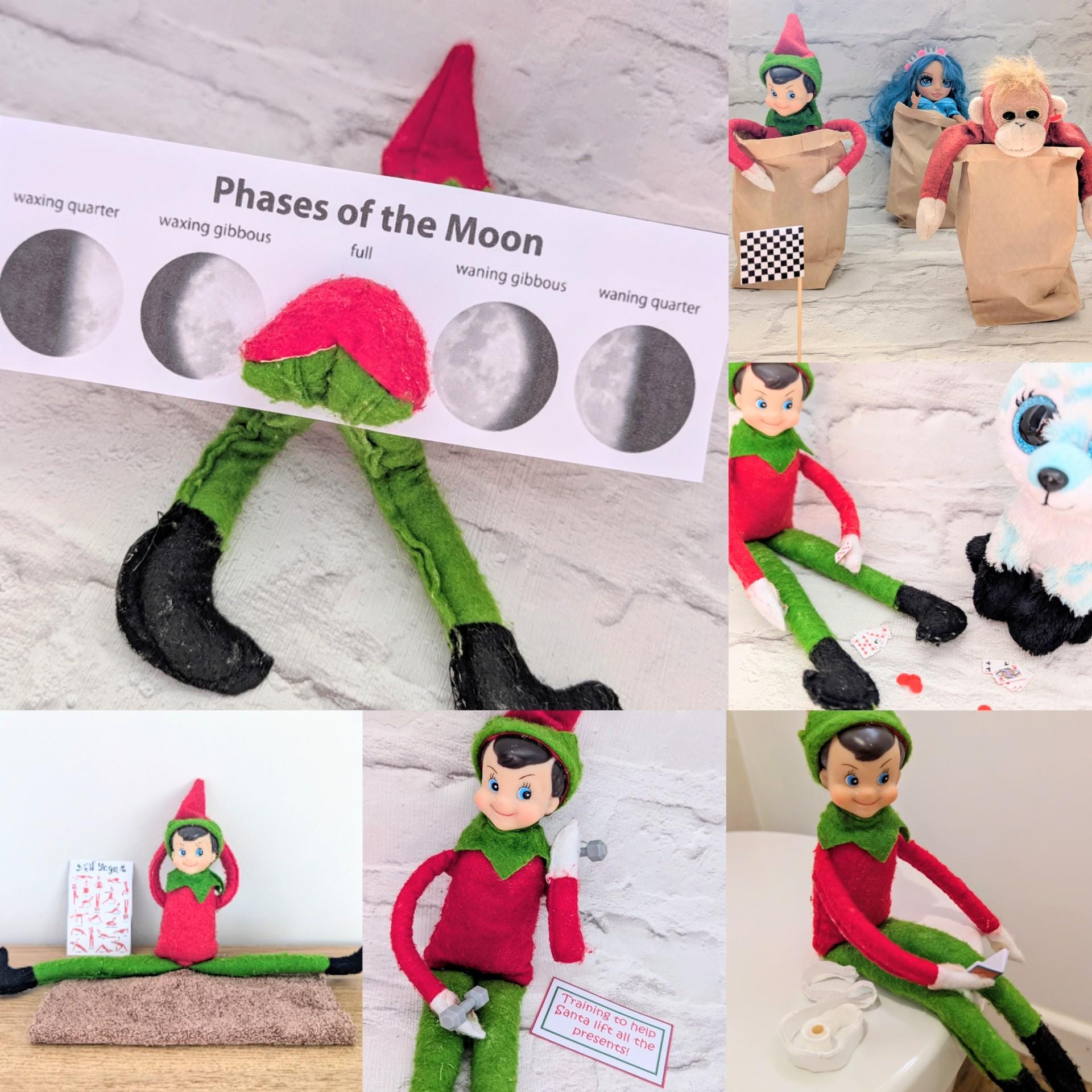 The Complete Christmas Elf Survival Mischeif Prop Kit Pack - Full Set ...