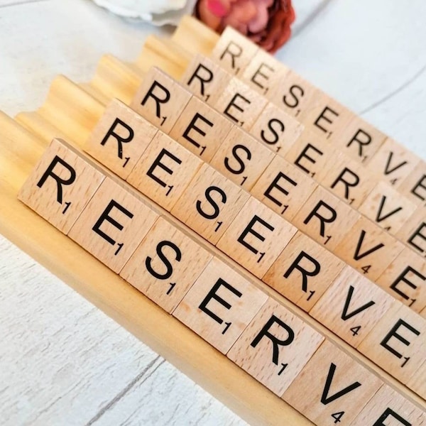 Scrabble Table Signs - Etsy UK