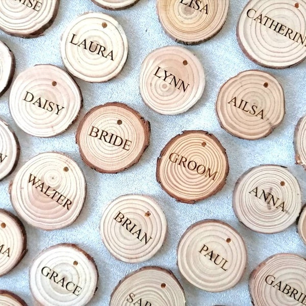 Log Place Card - Etsy