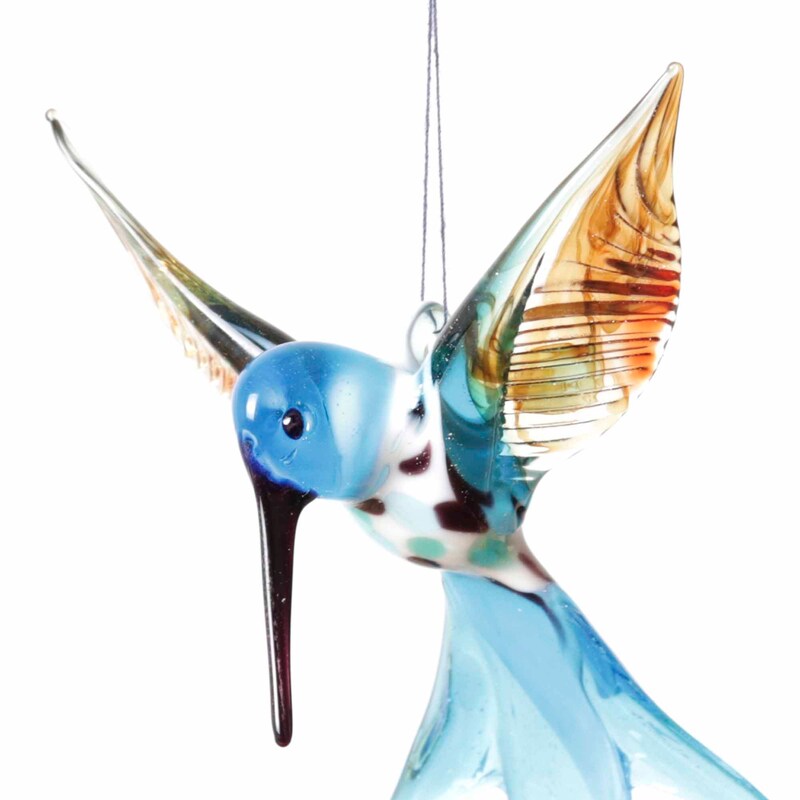 Glass Hummingbird - Etsy