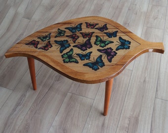 Leaf Shaped Coffee Table - Etsy