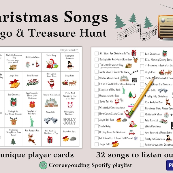 Christmas Scavenger Hunt - Etsy