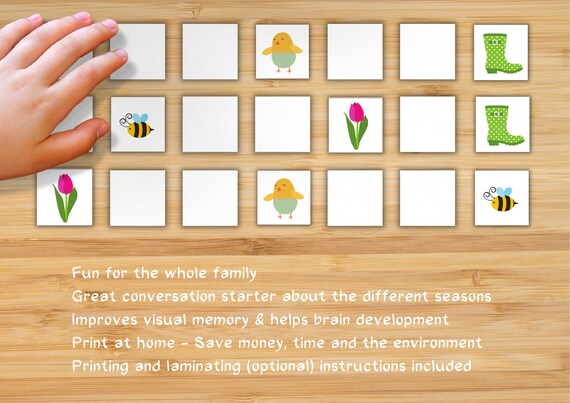 Environmental Print Memory Game
