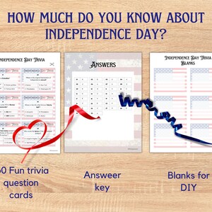 Independence Day Trivia Game: Printable 4th of July Quiz (PDF) - Etsy UK