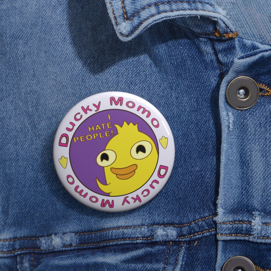Ducky Momo Pin Buttons - Etsy