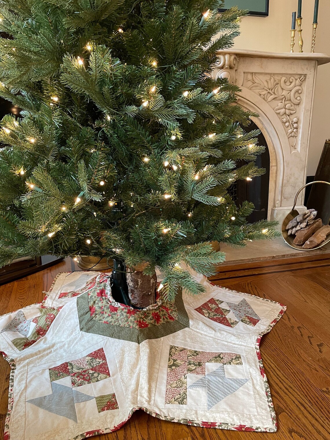 DIGITAL PATTERN: Fairhope Star Christmas Tree Skirt - Etsy