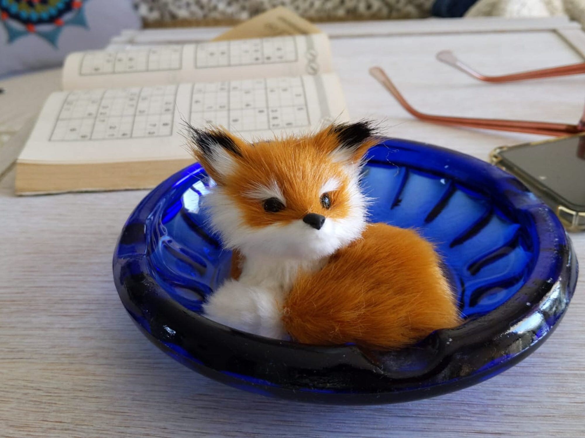 Adorable Little Squatting Fox Soft Furry Tiny Fox Plush Fox - Etsy