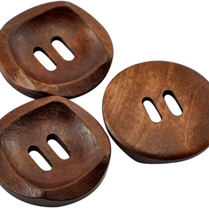 30mm Wood Buttons - Etsy