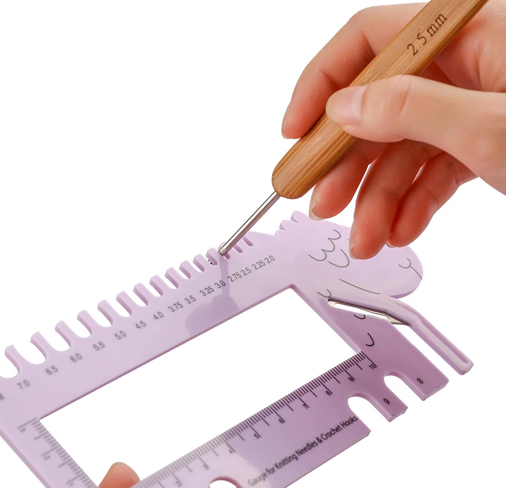 Needle Gauge/ Sizer, Knitpro, Shape of Sheep, With Yarn Cutter ...