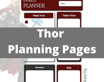To-Do List and Journal Pages *DIGITAL DOWNLOAD* Vision Themed Planning ...