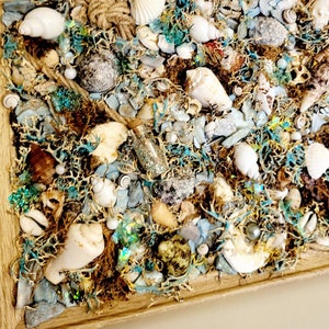 Wall Panels, Ocean Wall Art, Seashells Panels, Natural Materials Panels ...