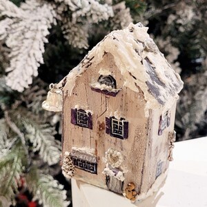 Winter Snow House, Santa's House, Decorative House, Wooden House ...