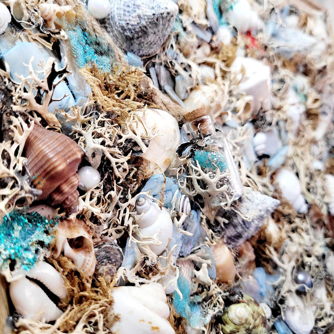 Wall Panels, Ocean Wall Art, Seashells Panels, Natural Materials Panels ...