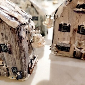 Winter Snow House, Santa's House, Decorative House, Wooden House ...