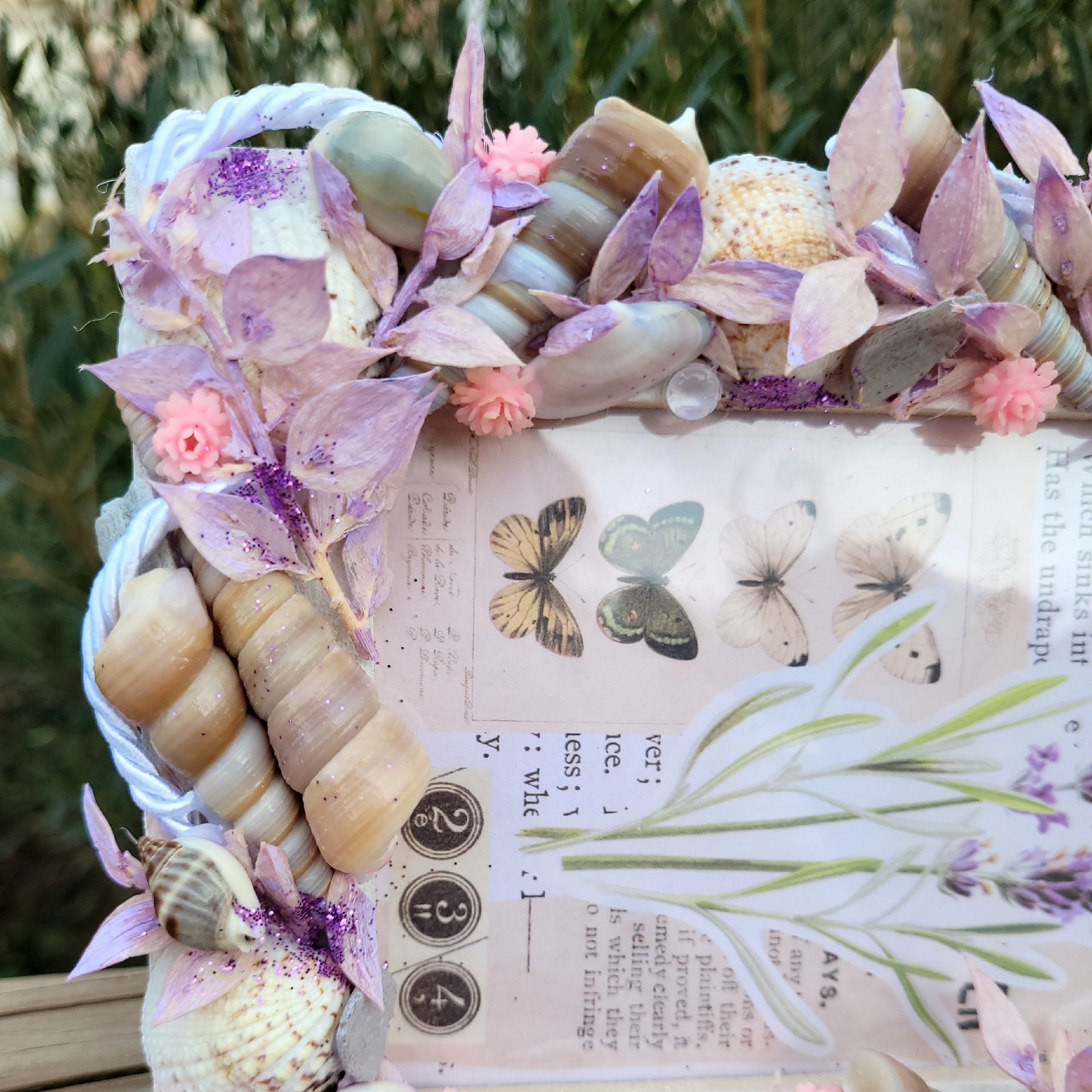 Shell Photo Frame, Natural Materials Photo Frame, Marine Style Frame - Etsy